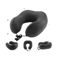 China Polyester Memory Foam Travel Pillow for Comfortable Neck Support and Easy Maintenance for sale