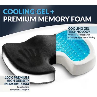 China Gel Cool Enhanced Memory Foam Seat Cushion For Office Chair is customized Yes Home Seat for sale
