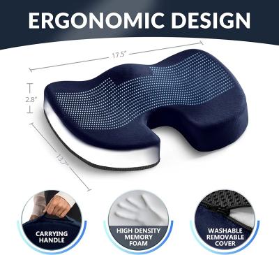 China Gel Cool Enhanced Memory Foam Seat Cushion For Office Chair is customized Yes Home Seat for sale