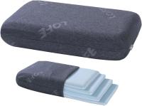 China Customized Color Adjustable Thin Memory Foam Cervical Pillow Perfect for Side Sleepers for sale