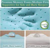 China Customized Color Adjustable Thin Memory Foam Cervical Pillow Perfect for Side Sleepers for sale