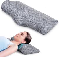 China ≥600TC Thread Count Density Memory Foam Neck Pillow for Bolster Support and Sleeping for sale