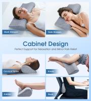 China ≥600TC Thread Count Density Memory Foam Neck Pillow for Bolster Support and Sleeping for sale