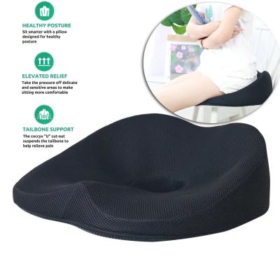 Cina Cuscino ergonomico con schiuma di memoria comodo e design a maglia 3D in vendita