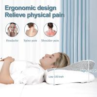 China NECK Pain Relief Solution Memory Foam Contour Pillow for Side Back Stomach Sleeper for sale