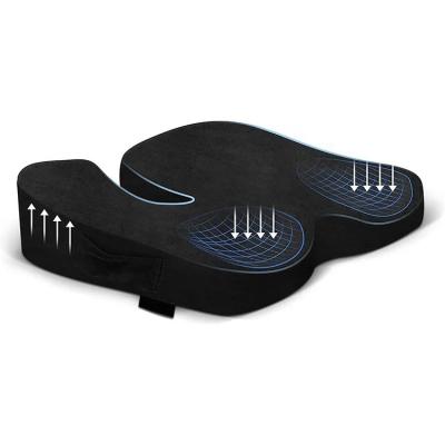 China Polyester/Cotton Memory Foam Cushion for Office Chair to Ease Sciatica and Low Back Pain for sale