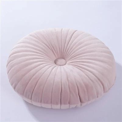 Cina 40x40 cm cuscino tatami rotondo con copertura rimovibile e lavabile in colore solido in vendita