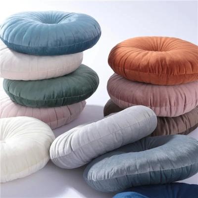 Cina 40x40 cm cuscino tatami rotondo con copertura rimovibile e lavabile in colore solido in vendita