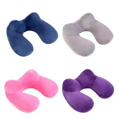 Cina ODM/OEM Acceptabile cuscino gonfiabile a forma di U per il collo per viaggi in aereo in vendita