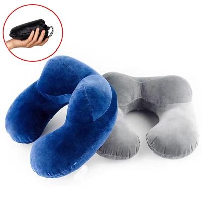 Cina ODM/OEM Acceptabile cuscino gonfiabile a forma di U per il collo per viaggi in aereo in vendita