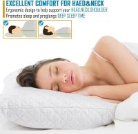 China Queen Size Set of 2 Pack Adjustable Memory Foam Pillows for Sleeping Good for Side and Back Sleeper for sale