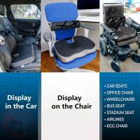 China 100% Polyester Seat Cushion for Home Car Office Chair Support Tailbone Sciatica Relief for sale