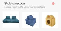 China Custom Logo Accepted Simple Rocking Sofa with Footstool Customizable Colours for sale