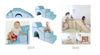 China Custom Logo Accepted Simple Rocking Sofa with Footstool Customizable Colours for sale