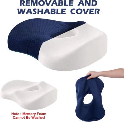 Cina Cuscino per sedile in schiuma a memoria a maglia sostenibile Perfetto per ufficio o sedia a rotelle in vendita