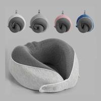 China Portable Memory Foam U Shape Pillow Adjustable for Travel and Relieving Neck Pressure for sale
