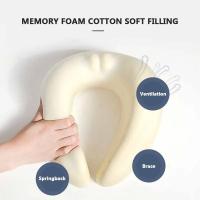 China Portable Memory Foam U Shape Pillow Adjustable for Travel and Relieving Neck Pressure for sale