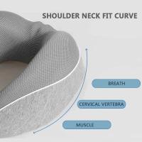 China Portable Memory Foam U Shape Pillow Adjustable for Travel and Relieving Neck Pressure for sale