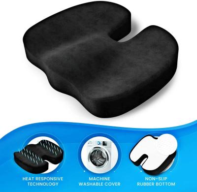 China Medium Hardness U-Shape Butt Lift Memory Foam Seat Cushion for Short Drivers Custom Design for sale