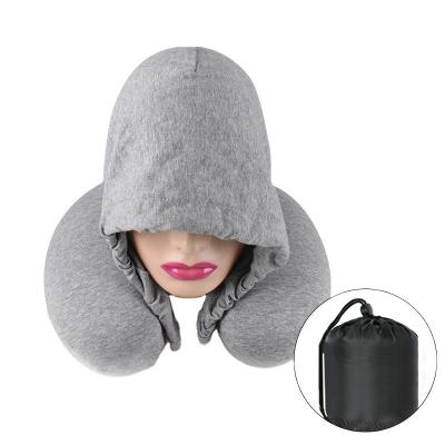 China Comfortable Gray Cotton Slow Rebound Memory Foam Neck Support Massage Pillow for 2023 for sale