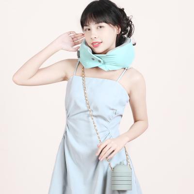 China Customized Yes Comfortable Air Inflatable Neck Rest Pillow for Office and Travel for sale