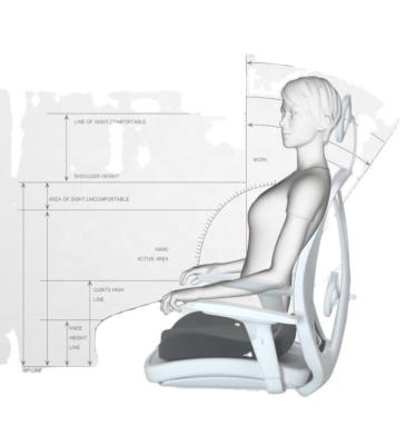 Cina Disegno brevettato cuscino del sedile Coccyx con schiuma di memoria alleviare il dolore alla coda e sciatica in vendita