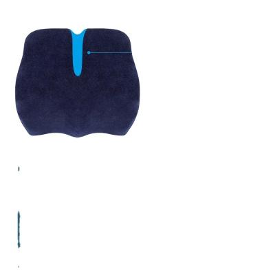 Cina Mousse di memoria ergonomica Coccyx Support Car Seat Cushion Wave Design personalizzato per il comfort in vendita