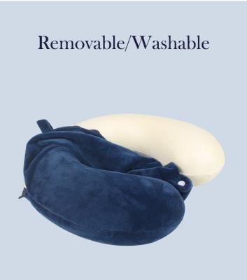 Cina Hotel Memory Foam Viaggio Neck Support Dormire cuscino a forma di U pronto per la spedizione in 1 giorno in vendita