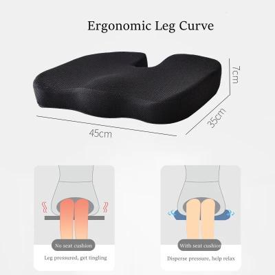 Cina Colore personalizzato a forma di U Spuma di memoria lavabile Comfort cuscino sedile pad per Home Office Car in vendita