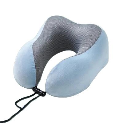 Cina Conforto elevato cuscino per il collo di viaggio in schiuma di memoria portatile con disegno a forma di U personalizzato in vendita