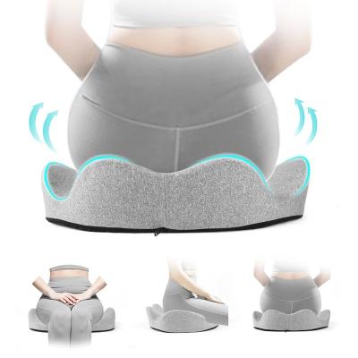 Cina Disegno ergonomico Cuscino del sedile di supporto Coccyx con copertura traspirante a maglia 3D e anti-statico in vendita