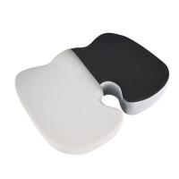 China Custom Logo Memory Sponge Chair Cushion for Relieving Sciatic Nerve and Tail Bone Pain for sale