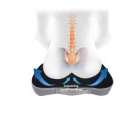 China Custom Logo Memory Sponge Chair Cushion for Relieving Sciatic Nerve and Tail Bone Pain for sale