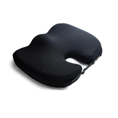 China Cushion de cadeira de escritório de espuma de memória com correia fixa ajustável e cobertura de malha 3D à venda