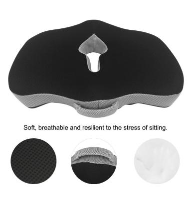 Cina BLK Memory Foam Coccyx Seat Cushion per il sollievo dalla sciatica e la prevenzione delle emorroidi in vendita