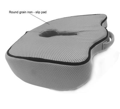Cina BLK Memory Foam Coccyx Seat Cushion per il sollievo dalla sciatica e la prevenzione delle emorroidi in vendita