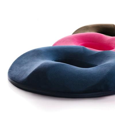 中国 青色 41*45*7 CM 骨科シートクッション 防滑メモリーフーム腰背クッション 販売のため