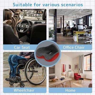 Cina Sì, cuscino personalizzato per sedile in schiuma di memoria cuscino ergonomico per sedie da ufficio per alleviare il dolore all'anca in vendita