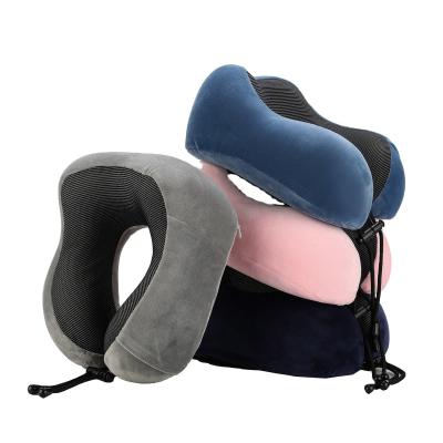 China Armazenamento de telemóvel portátil almofada de pescoço personalizado espuma de memória plush para viagens à venda