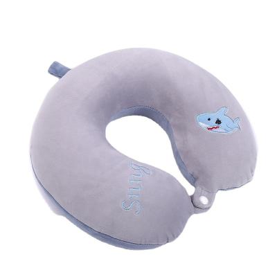 Cina Portable Office Nap U-Shaped Memory Foam Neck Pillow con disegno animato e anti-statico in vendita