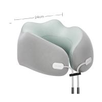 China Polyester/Cotton Memory Foam U-Shape Neck Pillow for Head and Neck Support on Plane for sale