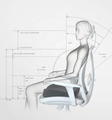 China Poliéster/Algodão Bravo Cushion Seat Pad para sentar confortavelmente em casa, escritório ou carro à venda