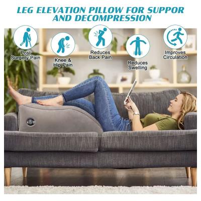 China Portable Flocking Leg Foot Pillow for Inflatable Sofa Bedding 0.5-1 Kg Memory Foam for sale