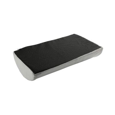 China Adjustable Foot Rest Under Desk Large Velvet Soft Foam Footrest for Desk Part Feet for sale