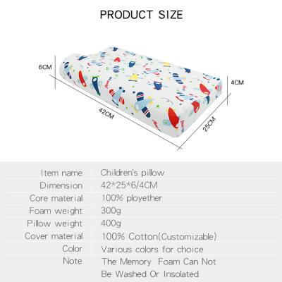 Cina 40% Tencel 60% Polyester Memory Foam Bambini cuscino da letto Bambini mini cuscino da cartone animato in vendita