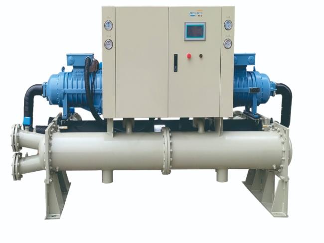 Water-Cooled Flooded Screw Chiller unit overview