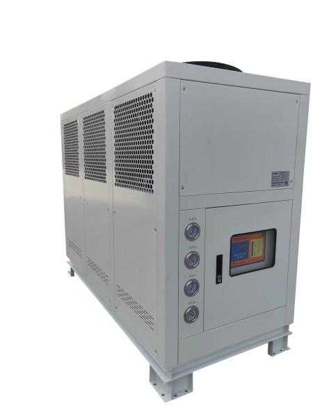Quality Safe Box Type Air Cooled Chiller 20HP Fuse Plugs And Electronic Time Protection Air Cooled Chiller System for sale