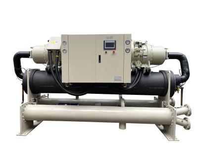 China Enfriador de tornillo compacto refrigerado por agua de 200HP, potente para HVAC y refrigeración de procesos en venta