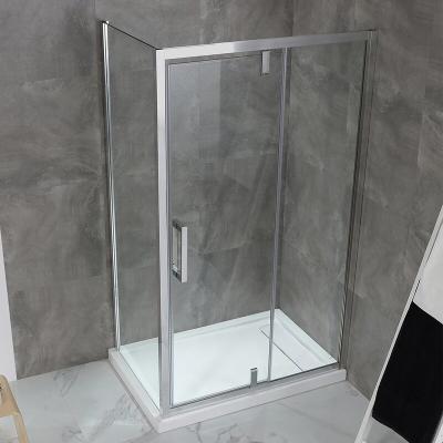 China Clear Tempered Glass Shower Enclosure OEM Tempered Glass Shower Screen for sale