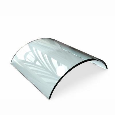 China Hoogsterke gebogen gehard glas voor moderne gevels for sale